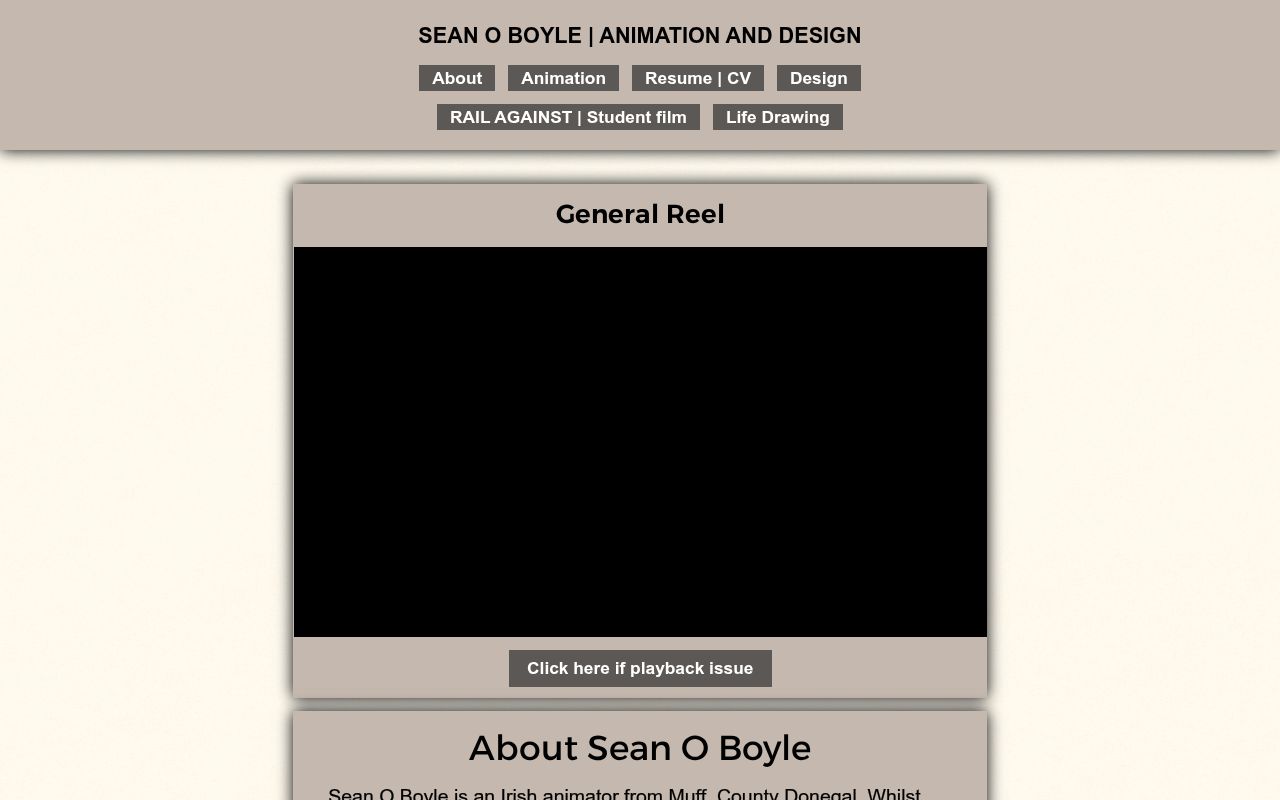 Sean O Boyle's Portfolio